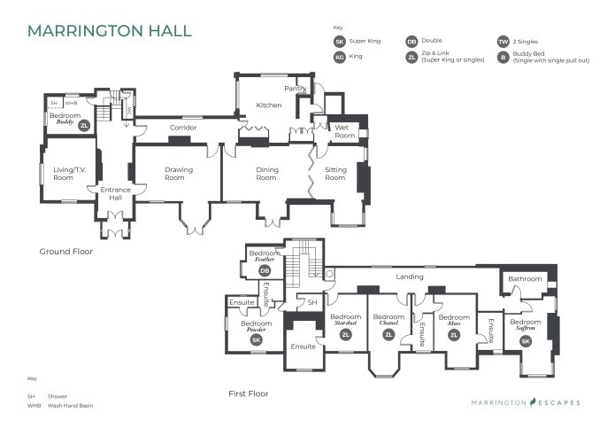 Marrington Hall | Large Group Accommodation with Swimming Pool