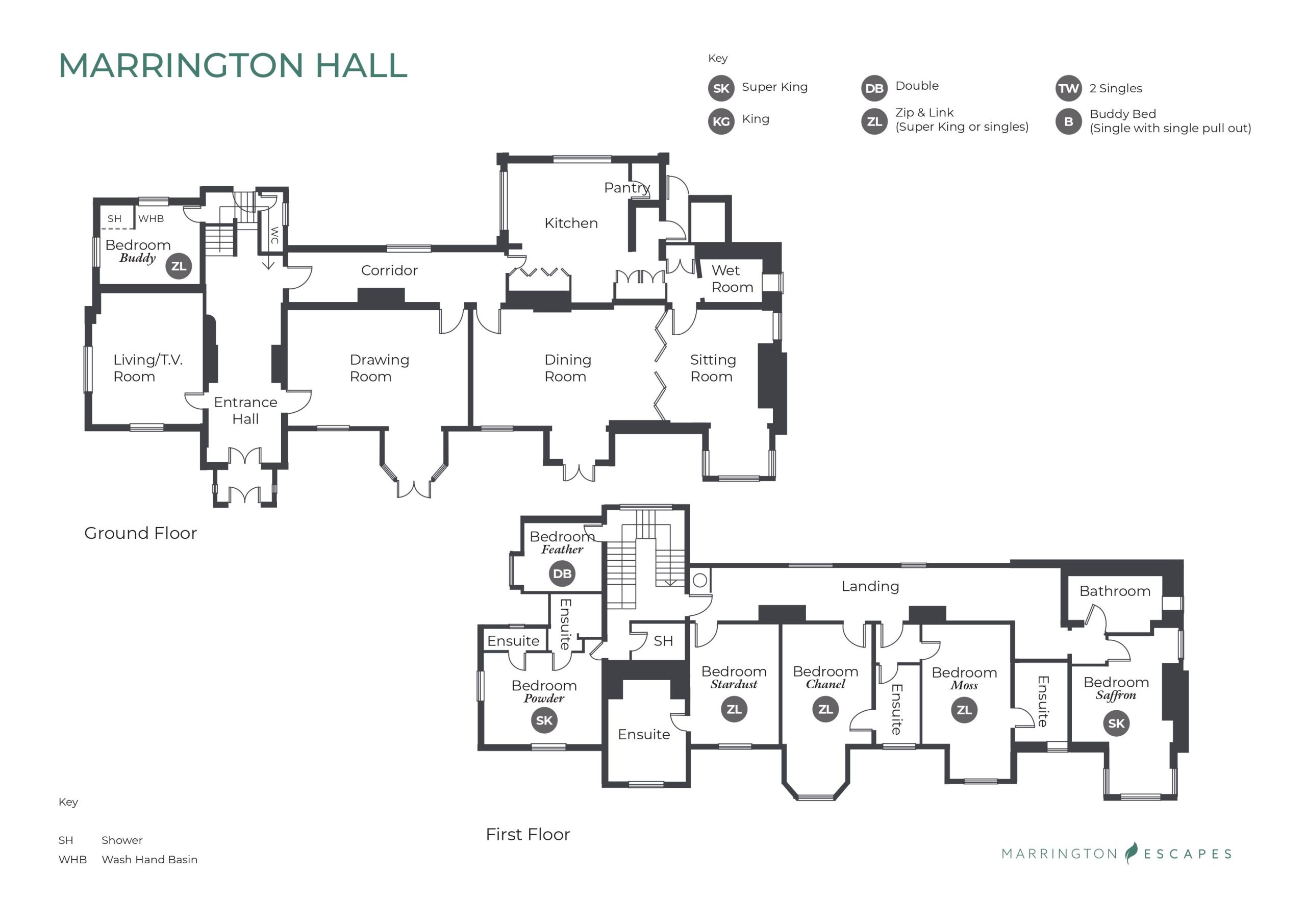 Marrington Hall | Large Group Accommodation with Swimming Pool